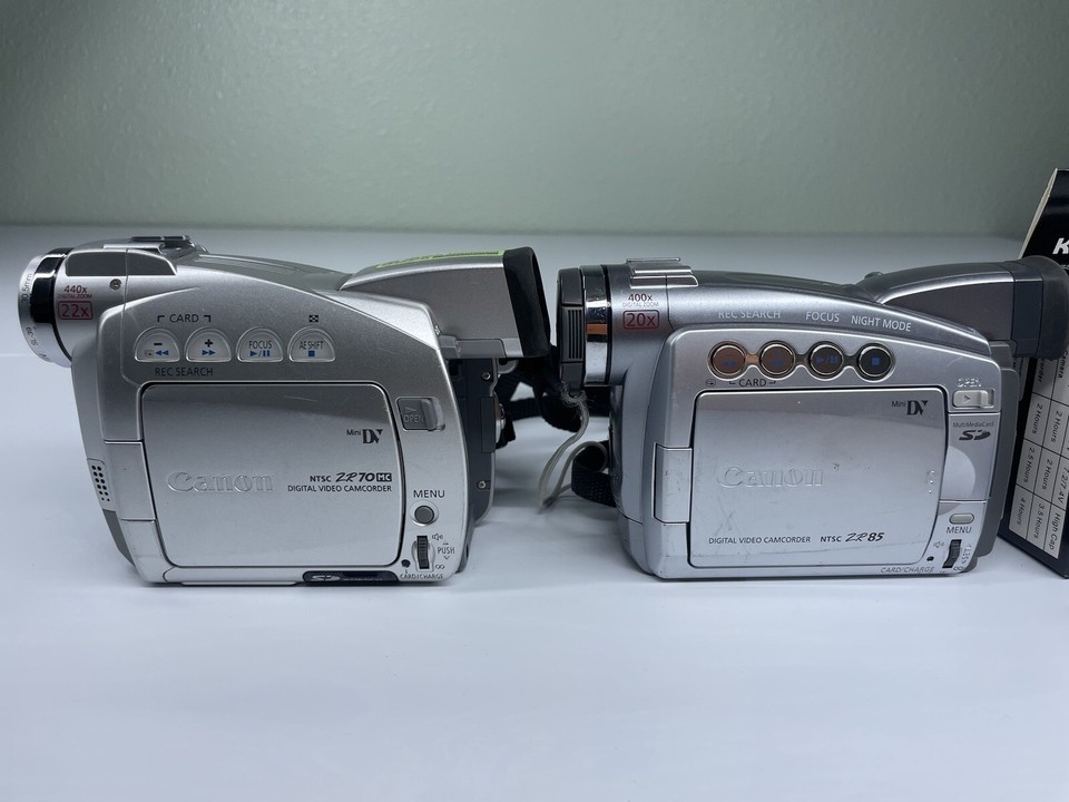 Canon ntsc zr70mc And ZR85 Digital Video Camcorder For Parts | eBay
