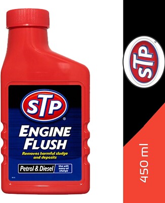 STP Engine Flush 450ml For Petrol Or Diesel Engines Oil Flushing ...