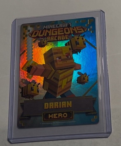*RARE/SUPER-POPULAR* ^HERO FOIL CARD^ Minecraft Dungeons (#108 Hero ...