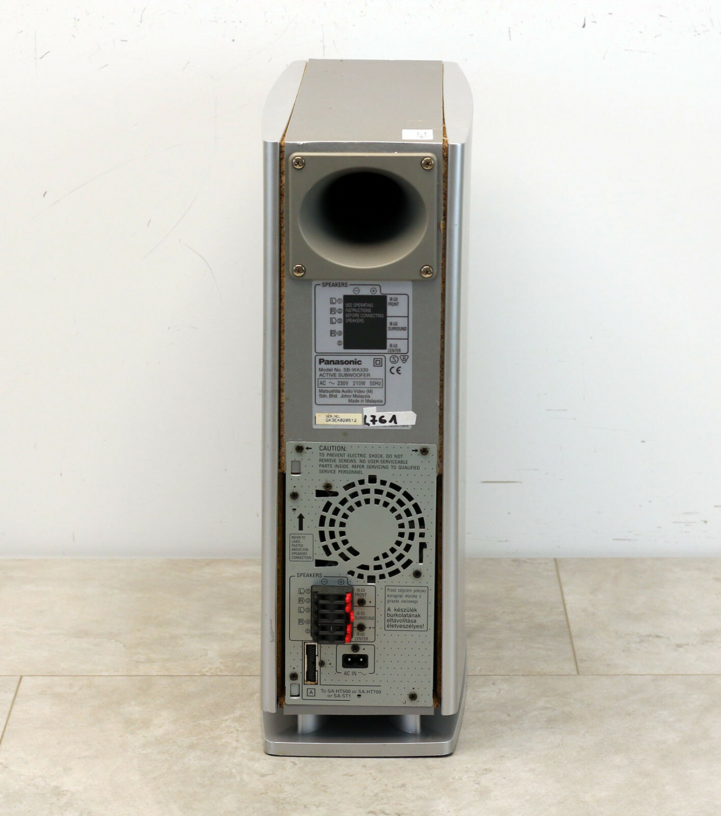 1x Panasonic SB-WA330 Aktiv Subwoofer Active Subwoofer | eBay.de