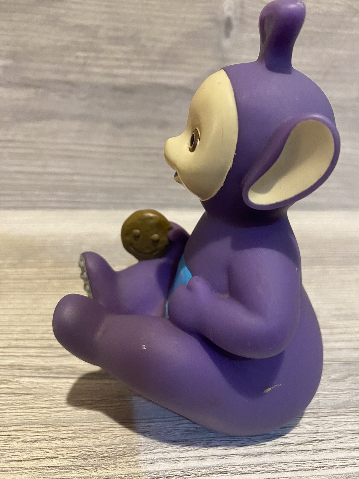 1998 Purple Teletubbie Teletubby Tinky Winky Hard Plastic Toy Figure ...