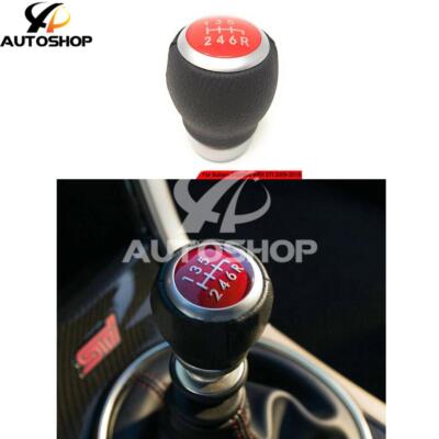 Car 6 speed Leather Gear Stick Shift Knob For 2009-2018 Subaru Impreza ...