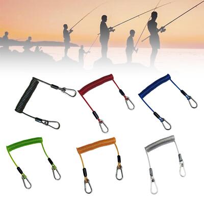Fishing Lanyard Steel Wire Fishing Rod Holder Transport Cord Fishing ...