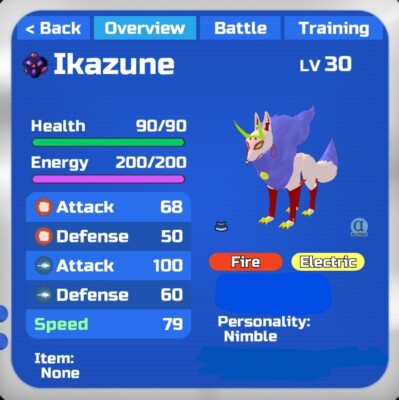 *PURE NIMBLE* Alpha Gleaming Ikazune - Loomian Legacy | eBay