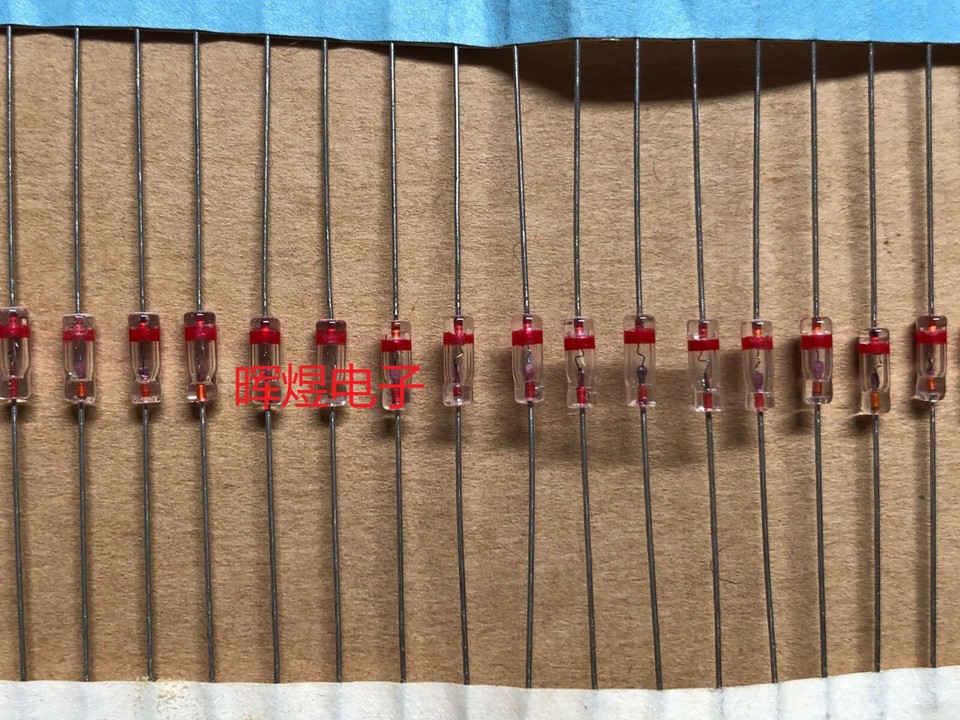 10pcs Germanium Diode 1N34A DO-7 1N34 IN34A 50mA 60V for AM/FM Radio ...