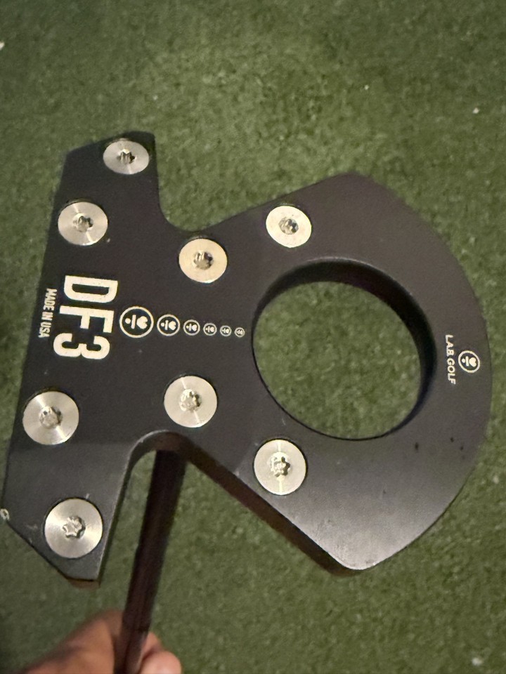 USED LAB golf Left-Handed DF3 Putter 34" Std loft and lie. Superstroke ...