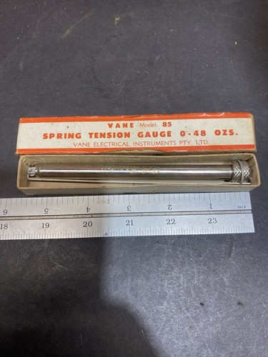Vintage VANE Model 85 Spring Tension Gauge 0-48oz | eBay