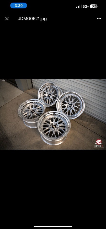 BMW Style 42s BBS RS740 19x9.5 +10 19x11.5 +23 5x120 Three Piece Wheels ...