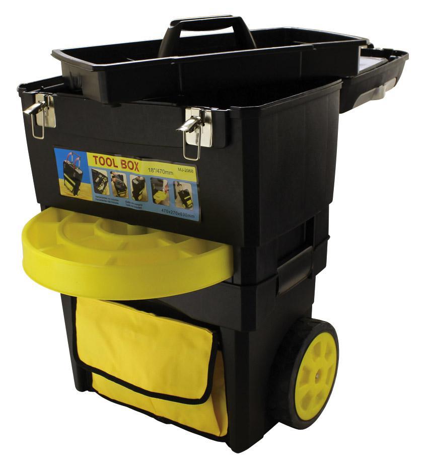 NEW Compact Portable Rolling Tool Case Storage Cabinet Box.Work shop ...