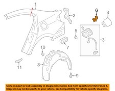 Honda OEM 74490 TA 0 a 00 Quarter Panel Fuel Pocket Grommet for sale ...