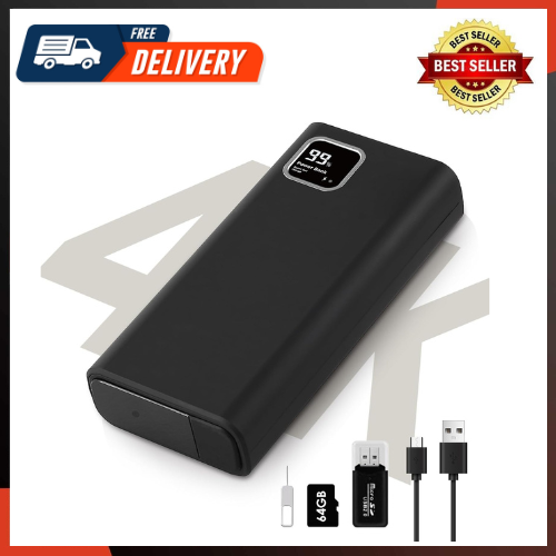 4K Power Bank Camera Detector with Built-In 10 High-Performance Hidden ...