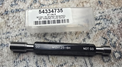 CERTIFIED 1/4-28 UNEF 3B SPI THREAD PLUG GAGE GO NO GO 75889278 | eBay