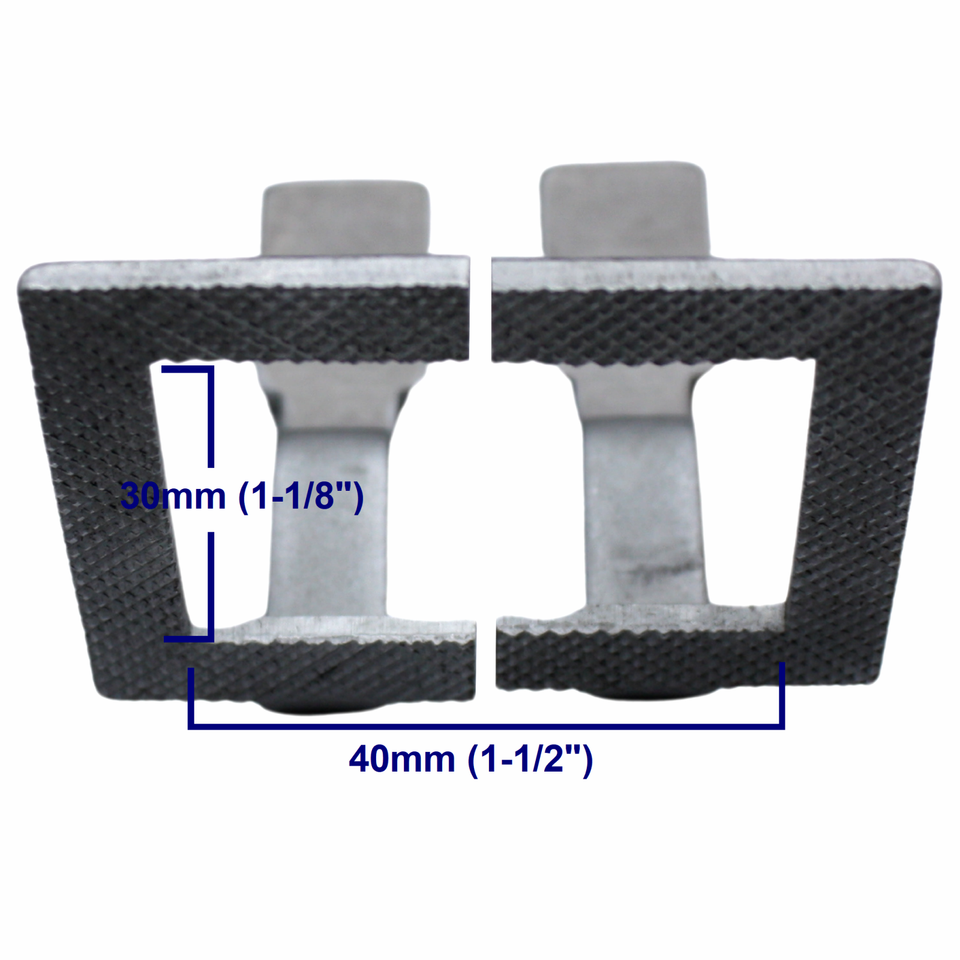 40mmX30mm Feed Plate & Clamp Set - Juki LK-1850, LK-1900 Bartack Sewing ...