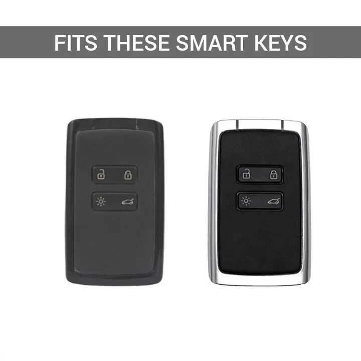 Key Cover For RENAULT KADJAR CAPTUR ARKANA ZOE SMART KEYLESS 4 BUTTON ...