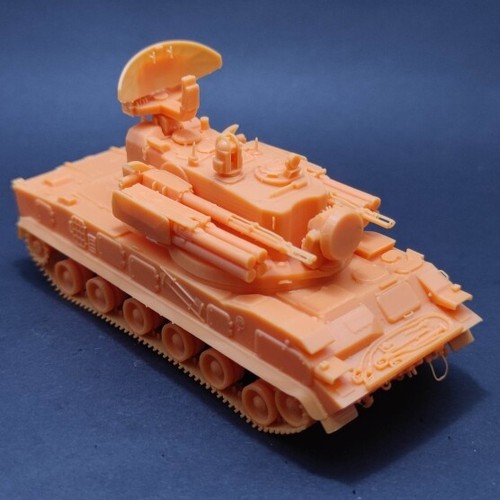 3D Printed 1/72/87/144 Russian Tunguska Self-Propelled Anti-Aircraft ...