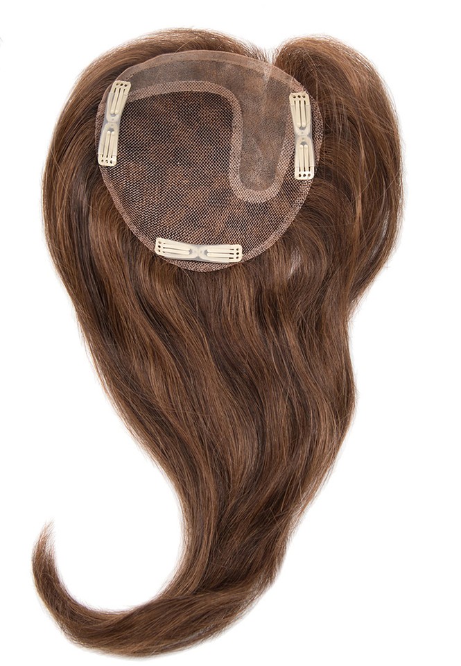 ADD-ON LEFT by ENVY *ALL COLORS!* EnvyHair 12" ADD ON clip-in topper ...