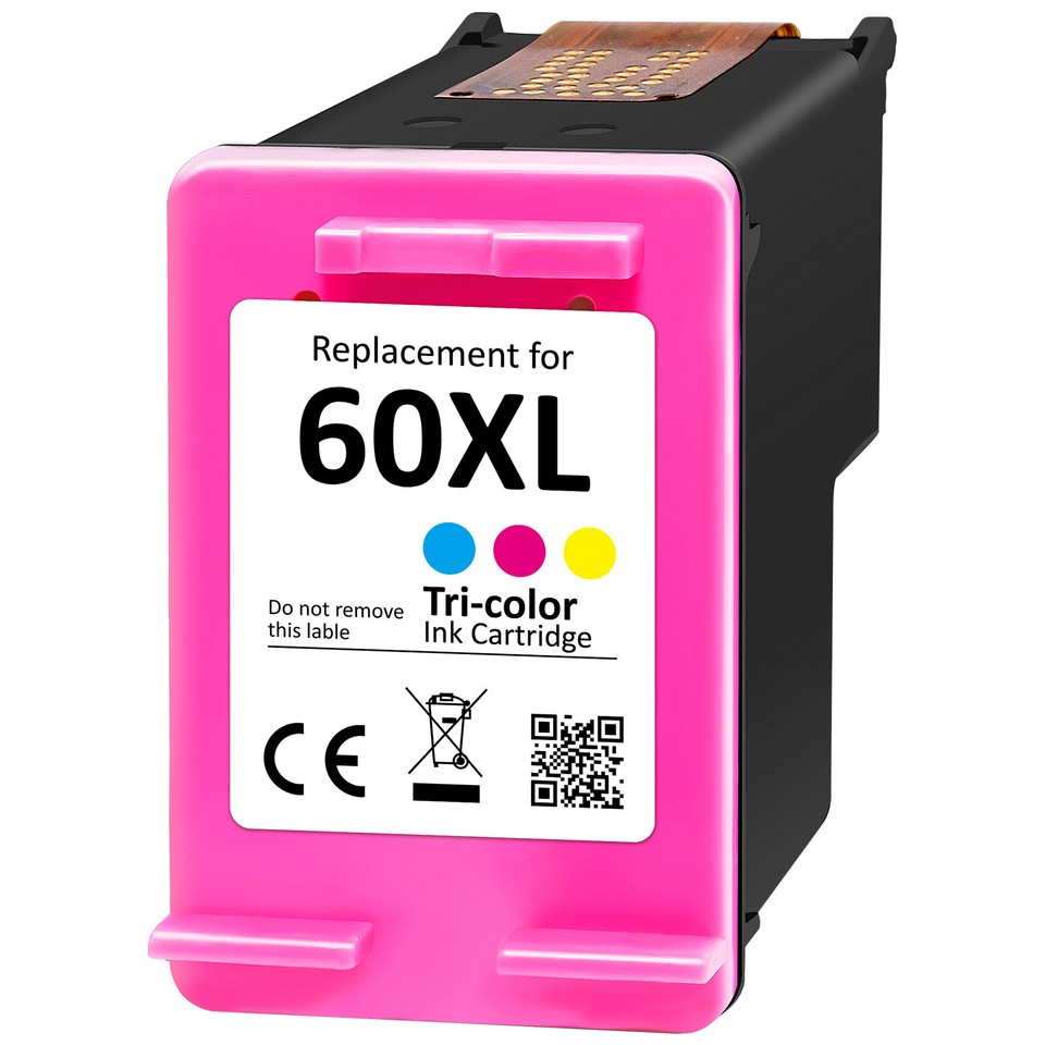 Compatible 60XL 60 XL Ink For HP Deskjet F4440 D2660 F4275 F4280 F4580 ...