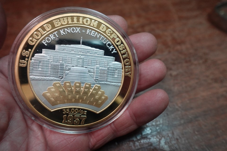 History of Gold Fort Knox Commemorative Medallion Coin no papers NOT ...