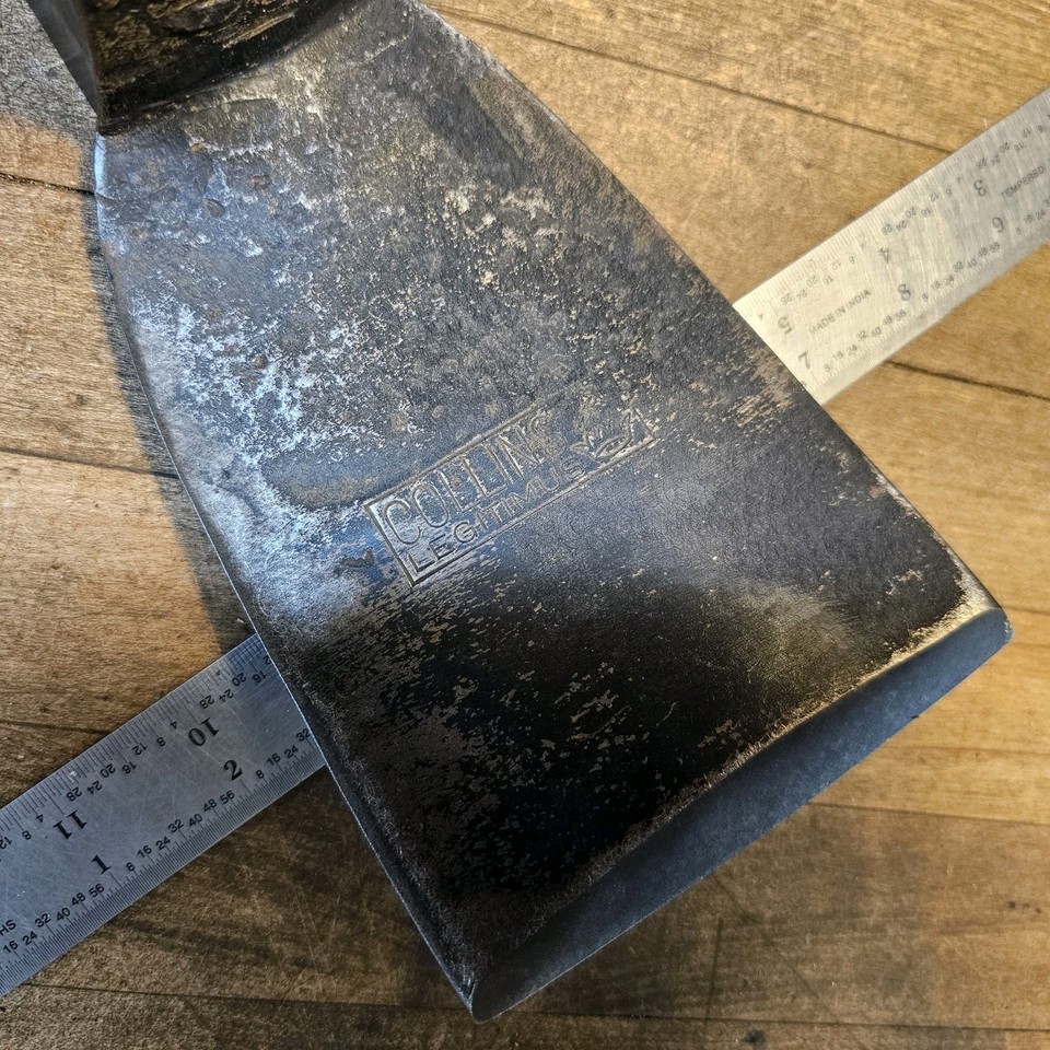 Antique Collins LEGITIMUS Adze • RARE 1800s Timber Framing Tools ...