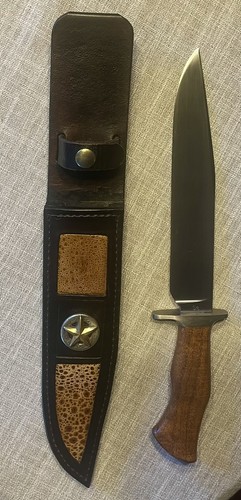 Sam Stoner Custom Bowie Knife W/Sheath Amish Knife Maker Kentucky | eBay