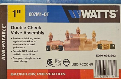 Valves - Watts Check Valve