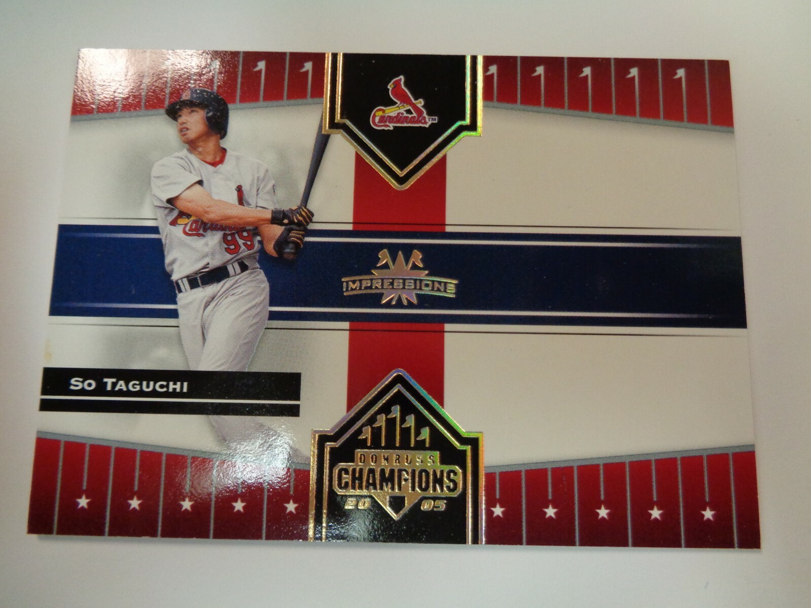 2005 Donruss Champions Impressions So Taguchi Card #310 #6/50 | eBay
