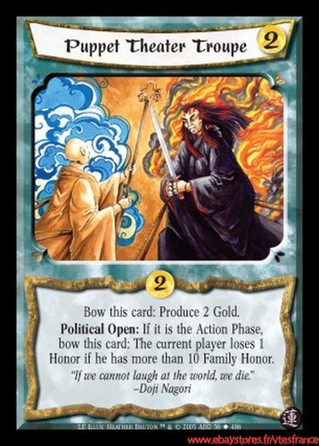 Puppet Theater Troupe - Holding / Lotus ENG L5R CCG | eBay