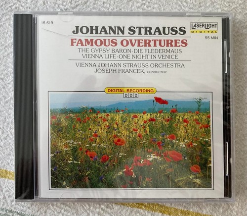 Johann Strauss Famous Overtures 1989 Laserlight CD, NEW!! | eBay