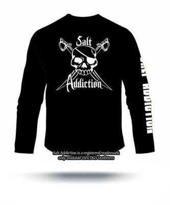 Salt Addiction t shirt long sleeve fishing saltwater Flats offshore ...