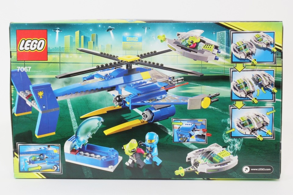 NEW Lego Alien Conquest JET-COPTER ENCOUNTER Set 7067 Clinger & Pilot ...