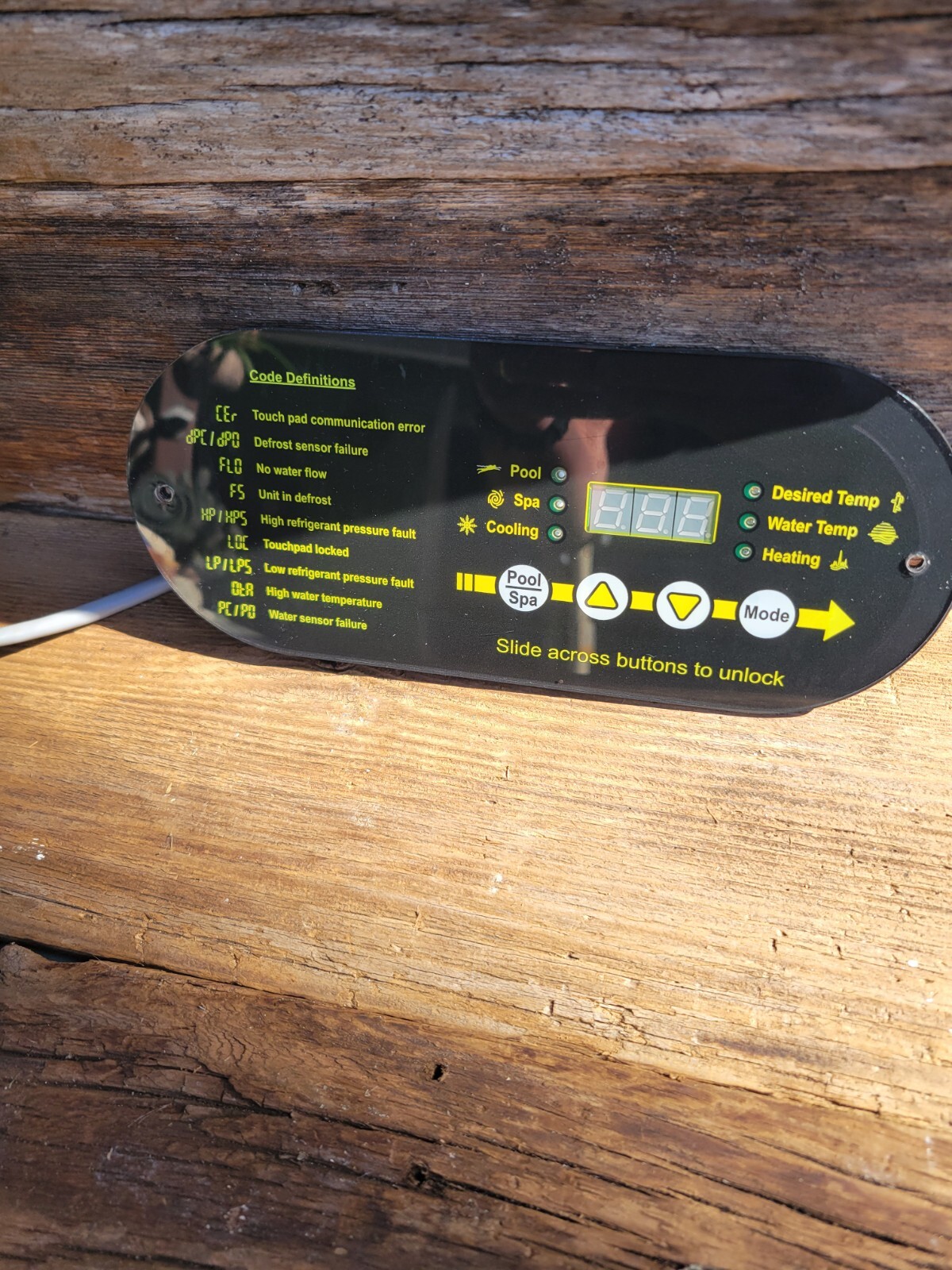 AquaCal ECS0276 Display Control Panel Heat Pump for sale online | eBay