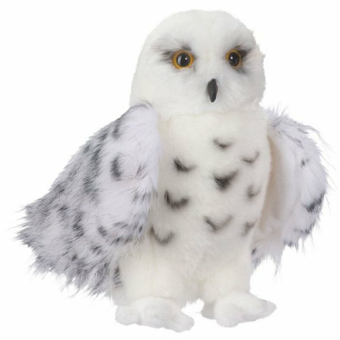 Douglas Wizard Snowy Owl Plush Stuffed Animal Toy 8" White Hedwig Child ...