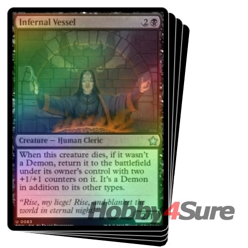 Foil Infernal Vessel X4 M/NM Magic: The Gathering MTG Foundations | eBay
