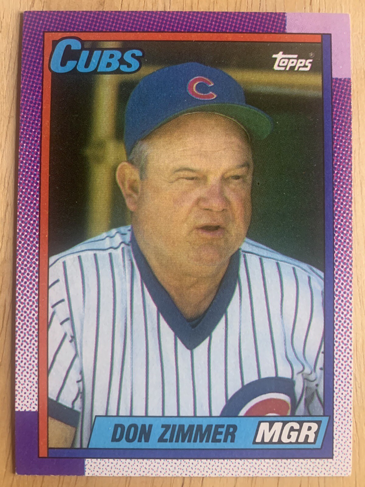 1990 Topps - Manager #549 Don Zimmer. Chicago Cubs. NM-M. Free Shipping ...