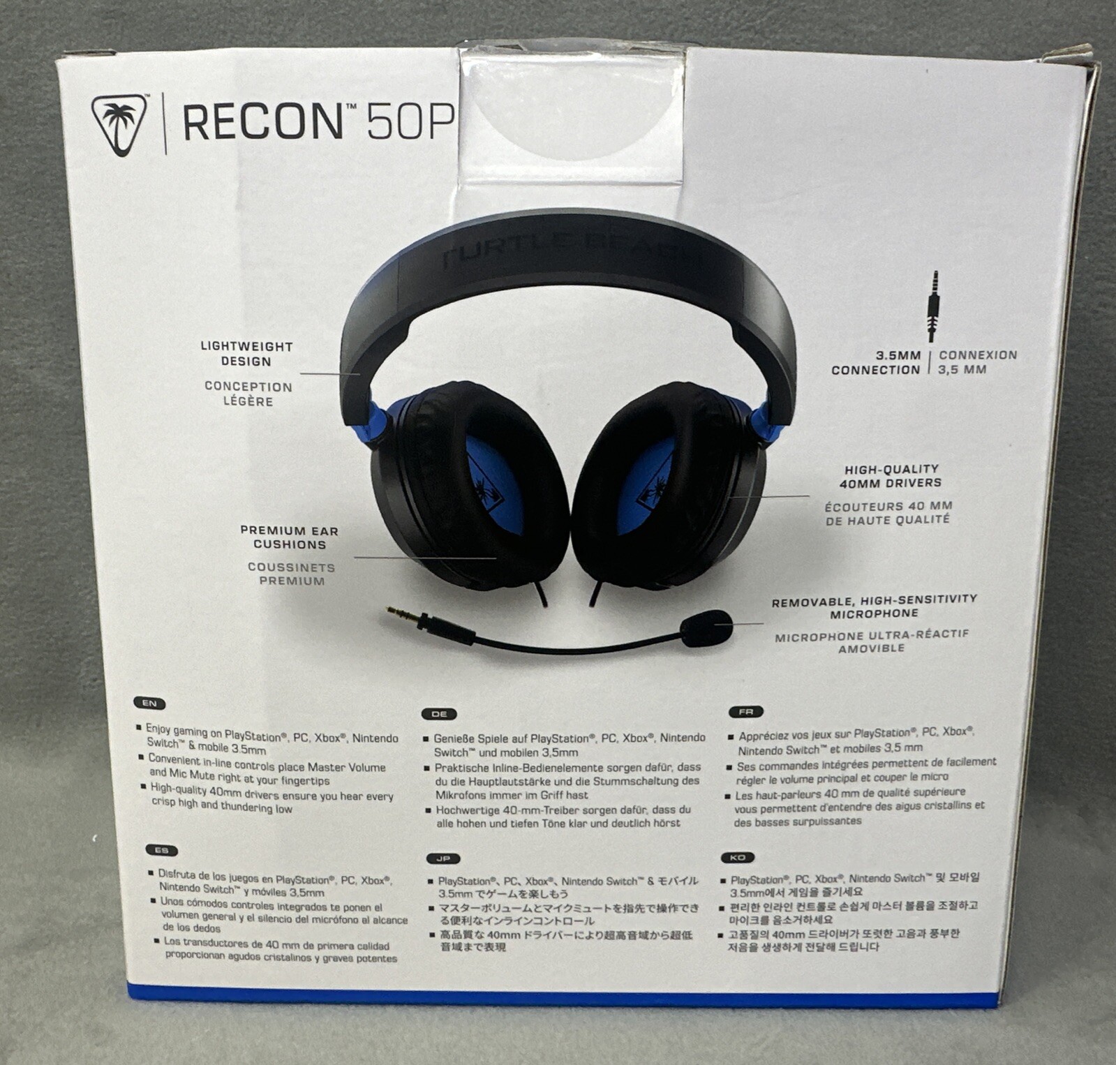 Turtle Beach Ear Force Recon 50P Stereo Gaming headset - Black