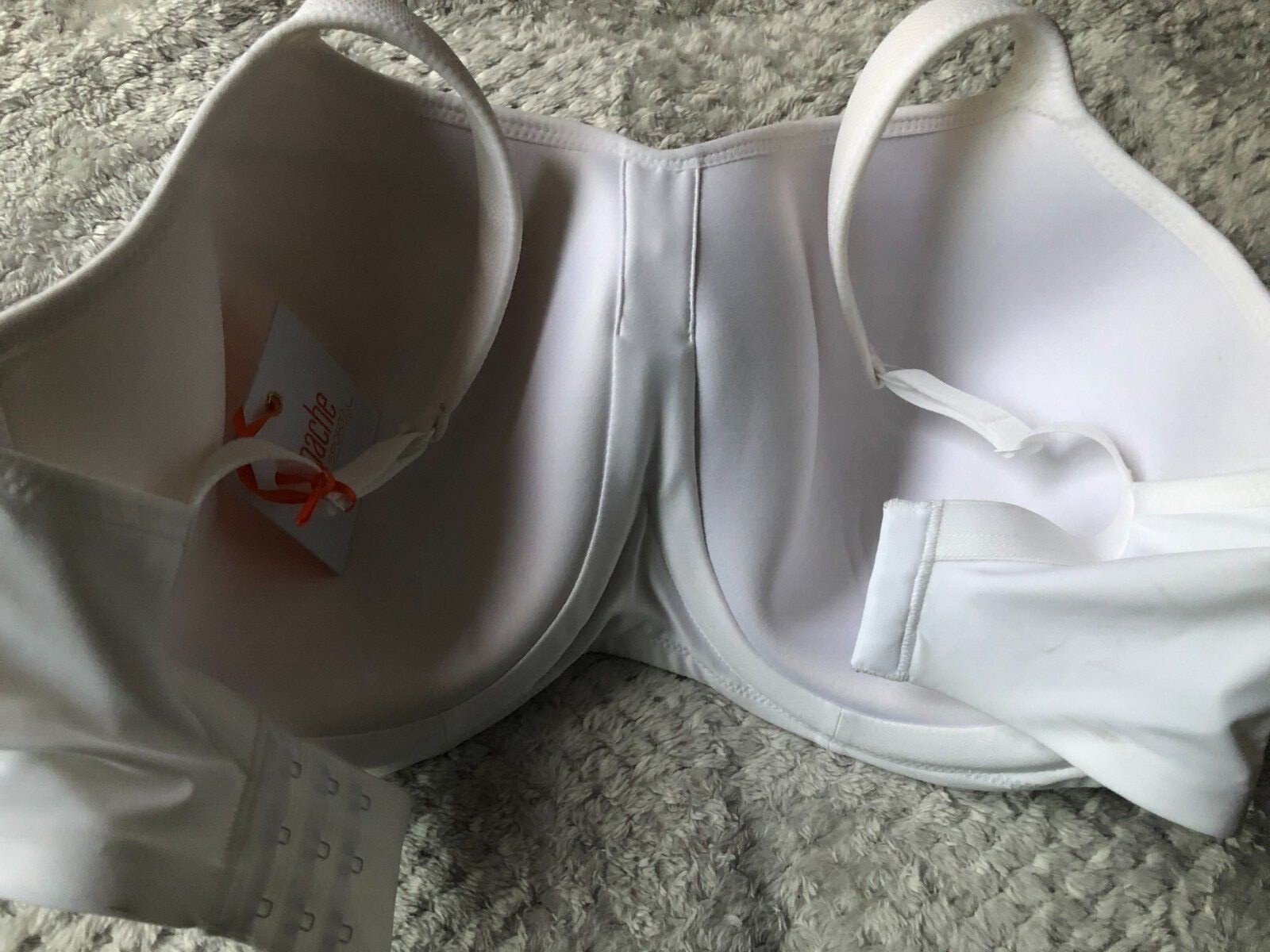 panache Women's Full Cup Plain Sports Bra White Size 32H for sale ...