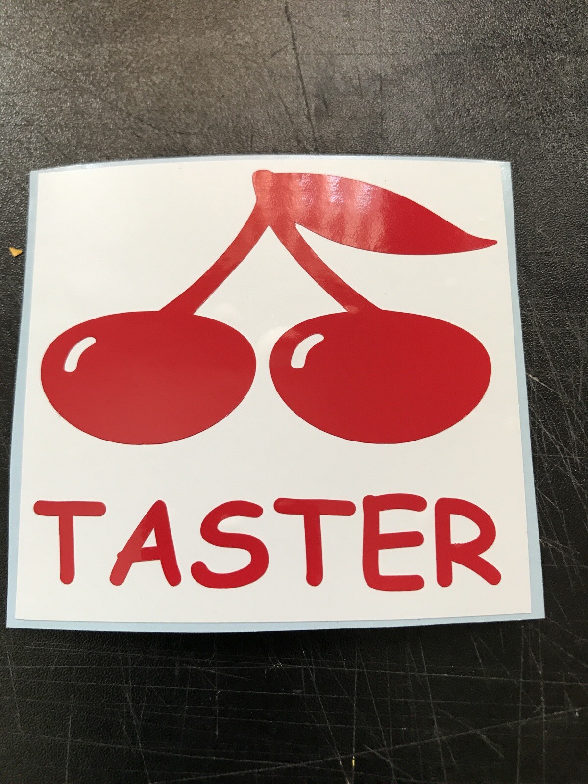 Cherry Taster! Sticker Waterproof Indoors/Outdoors High Quality Vinyl ...