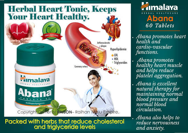 Himalaya ABANA 60 Tablets Care Cholesterol Triglyceride | eBay
