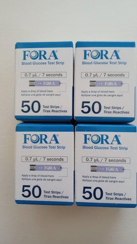 200CT FORA Blood Glucose Test Strips V10 D10 D20 V12 Premium V12 Exp 11 ...