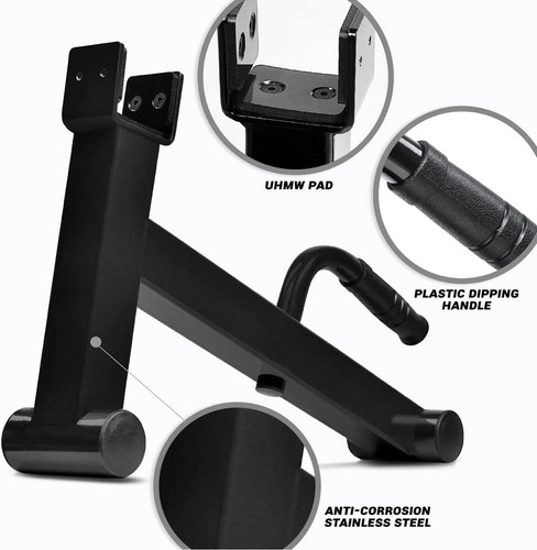 Mini Deadlift Barbell Jack with Handle - for Powerlifting and ...