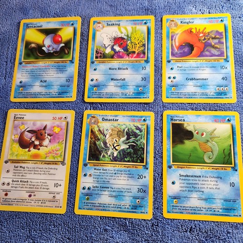 6 First Edition 1999 Wizards Pokemon Vintage Pocket Monsters Cards | eBay