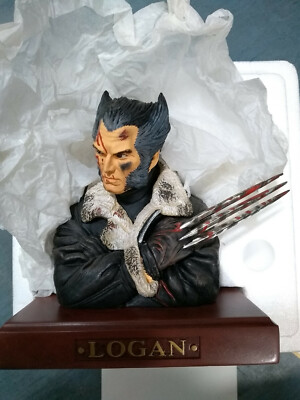 Marvel Earth X Alex Ross Logan Dynamic bust Wolverine signed ...
