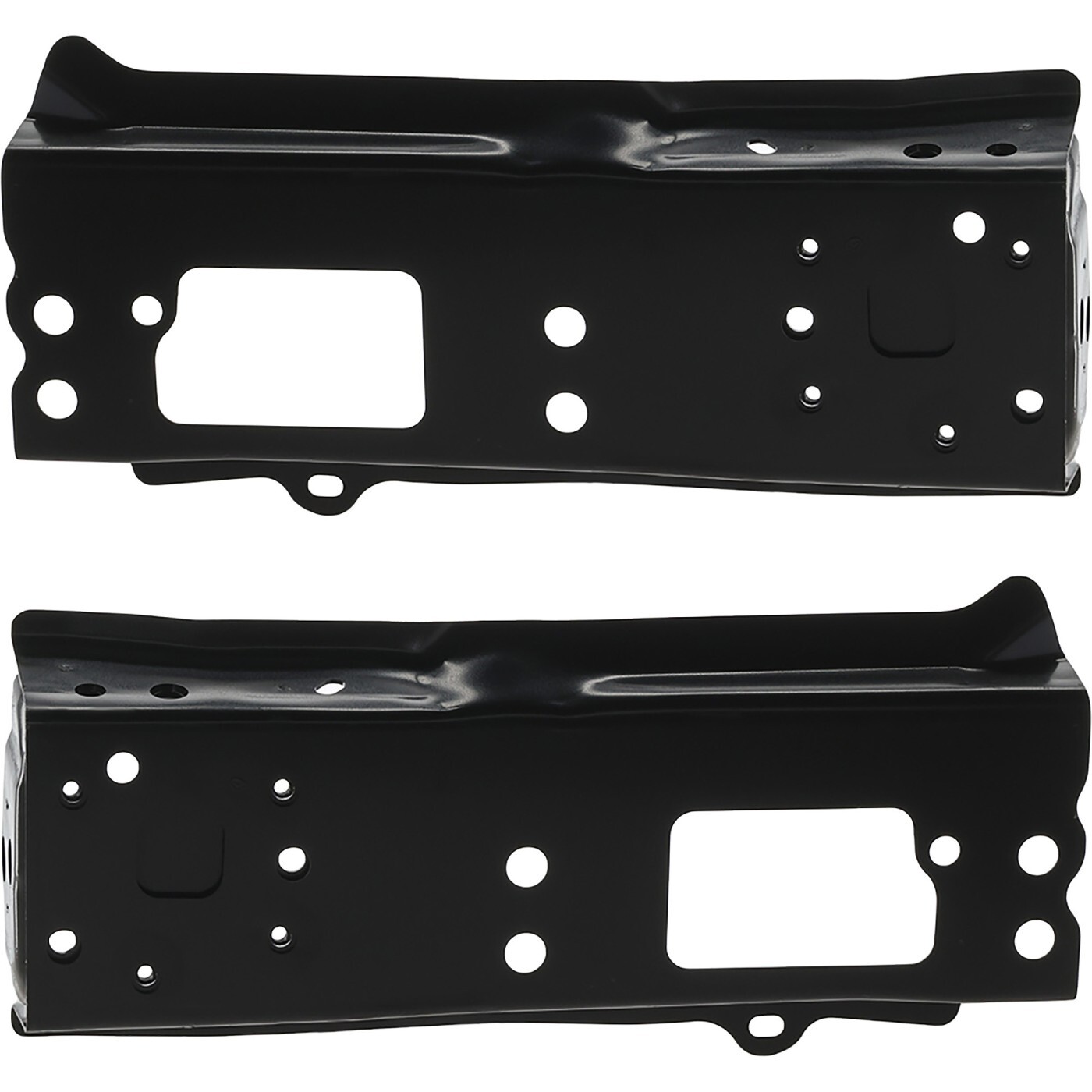 Set of 2 Bumper Face Bar Brackets Retainer Mounting Braces Sedan for ...