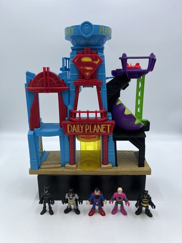 Imaginext Lot - Daily Planet Play Set Superman Building Mattel DC ...