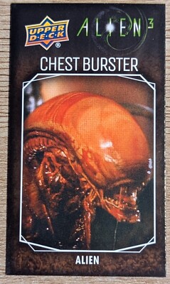 2021 Upper Deck Alien 3 Movie Chest Burster Mini Card #M4 Alien | eBay