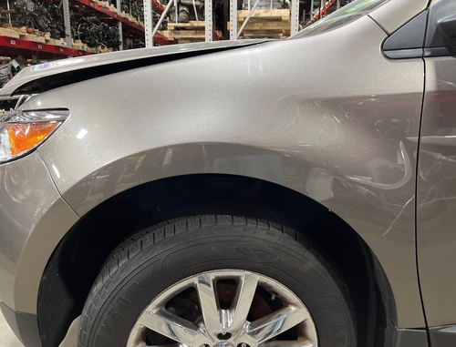 13 Ford Edge OEM Front Left Hand Drivers Side Fender Panel Mineral Gray ...