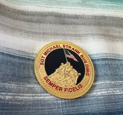 Marine Corp Challenge Coin - SGT Michael Strank BLDG | eBay