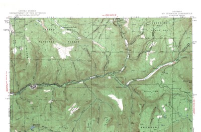 Mt. Gunnison Quadrangle Colorado 1938 Topo Map USGS 15 Minute ...