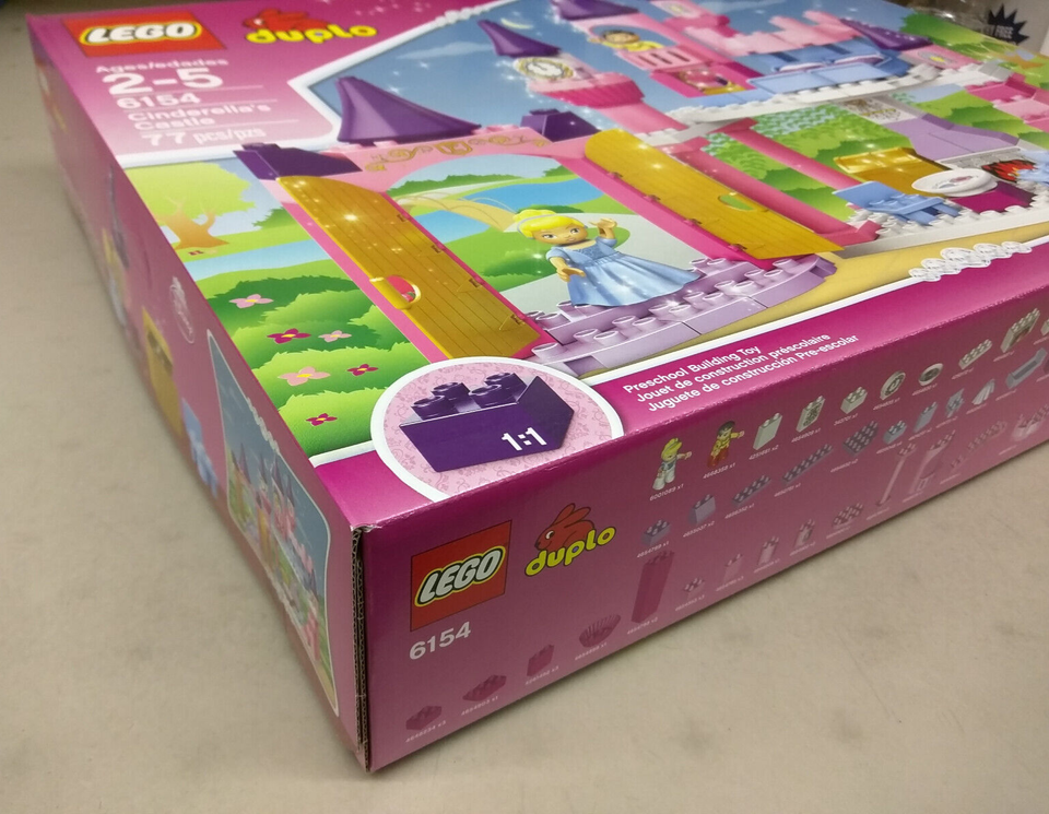 LEGO Duplo Disney Princess 6154 Cinderella's Castle NEW! Prince Palace ...