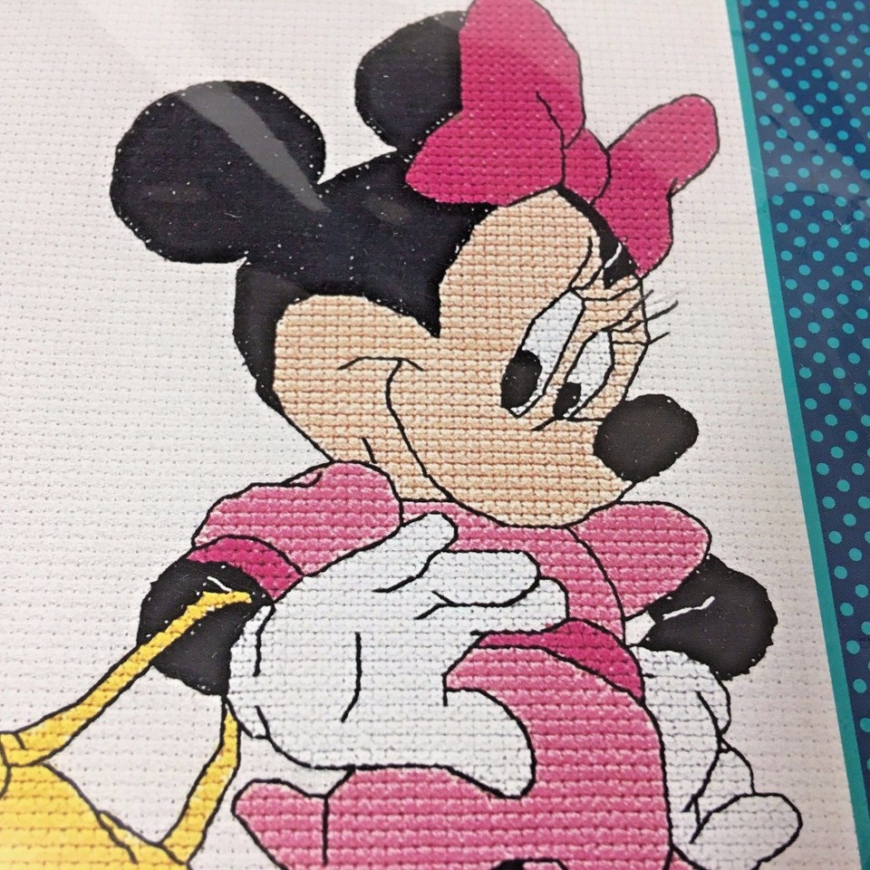 Mickey and Minnie Cross Stitch Kit Photo Shoot Just Cross Stitch Disney ...